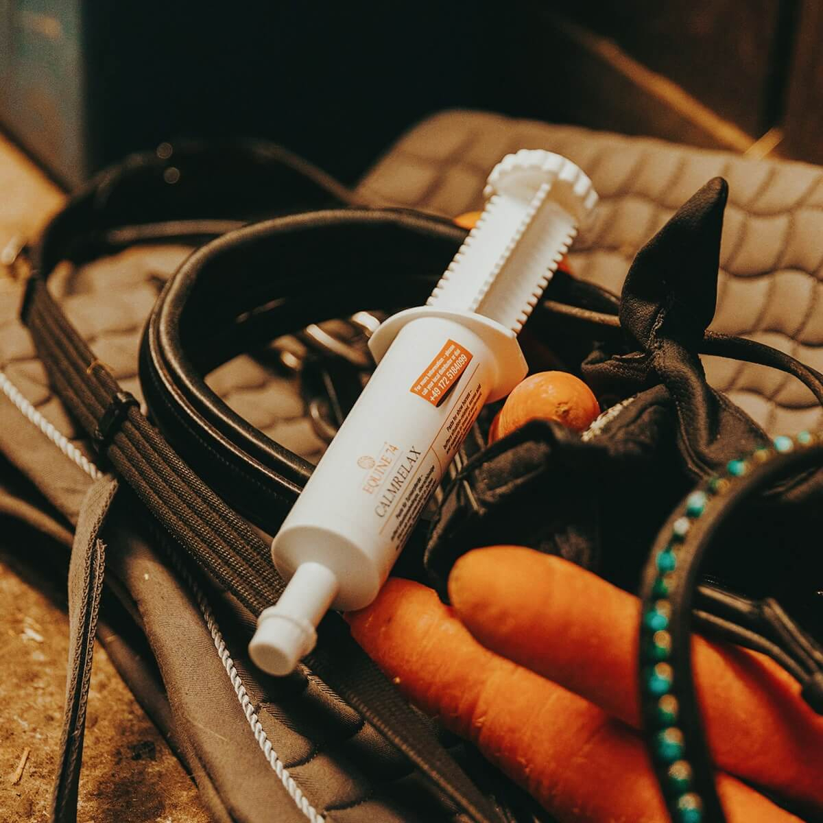 Feeding wheat bran to horses